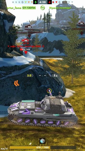 легенда740 тащит в Tanks Blitz