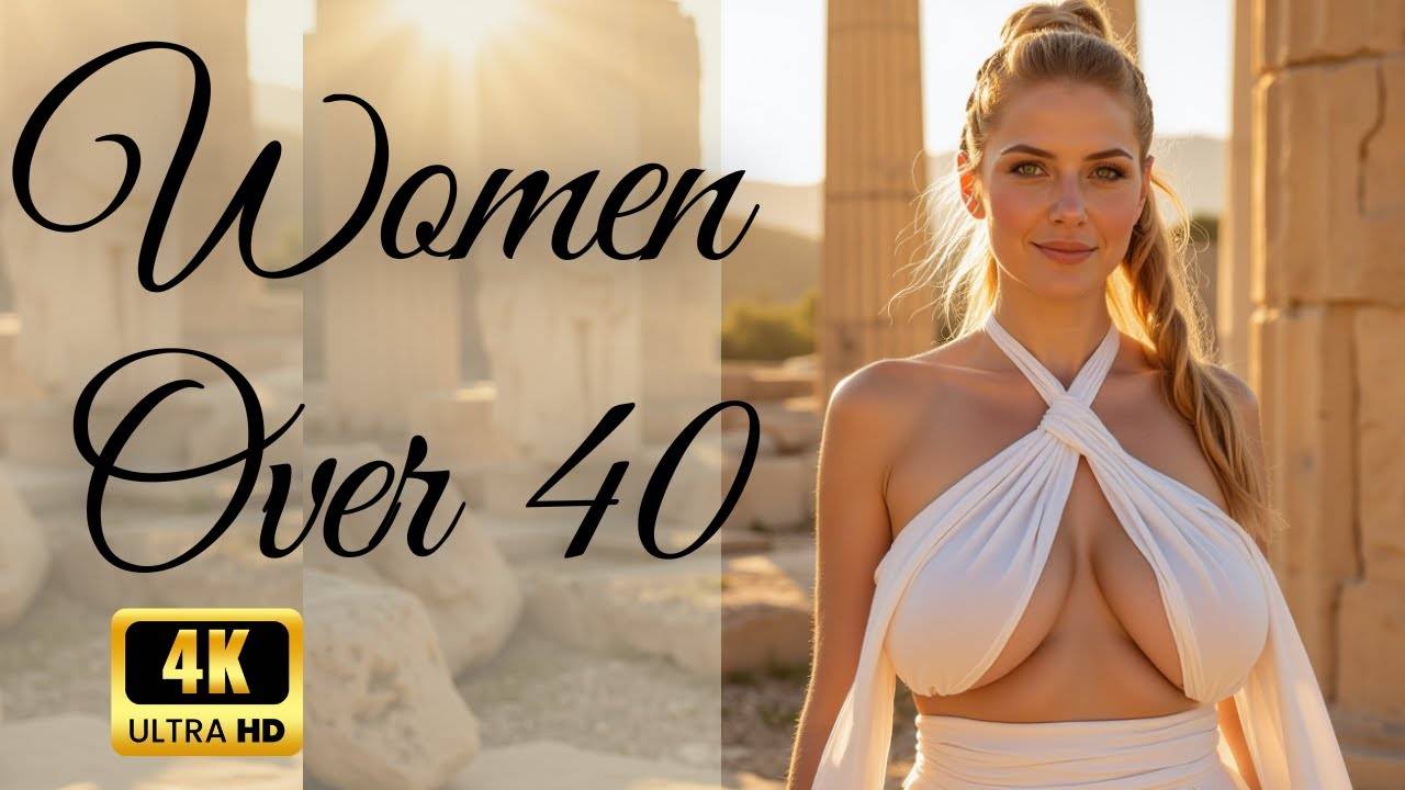Естественные красивые Женщины Старше 40 Лет Одетые С изящной Элегантностью