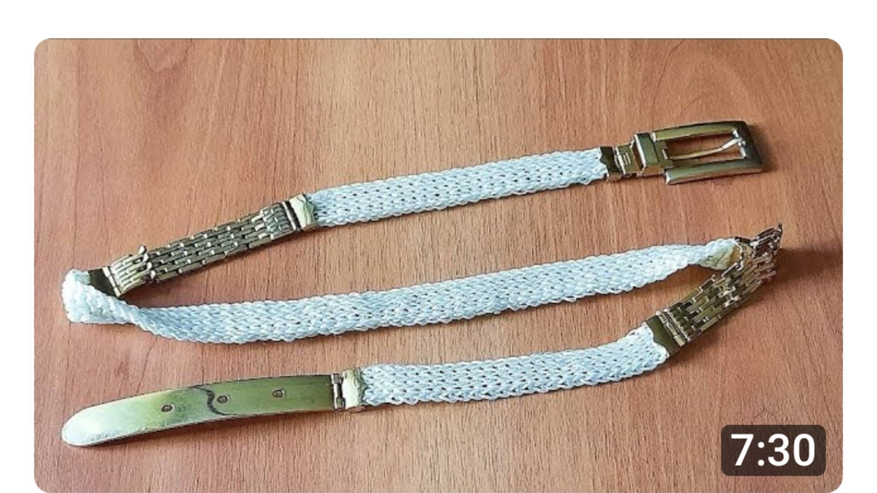 🤩 Переделка пояса, с помощью крючка!🤩