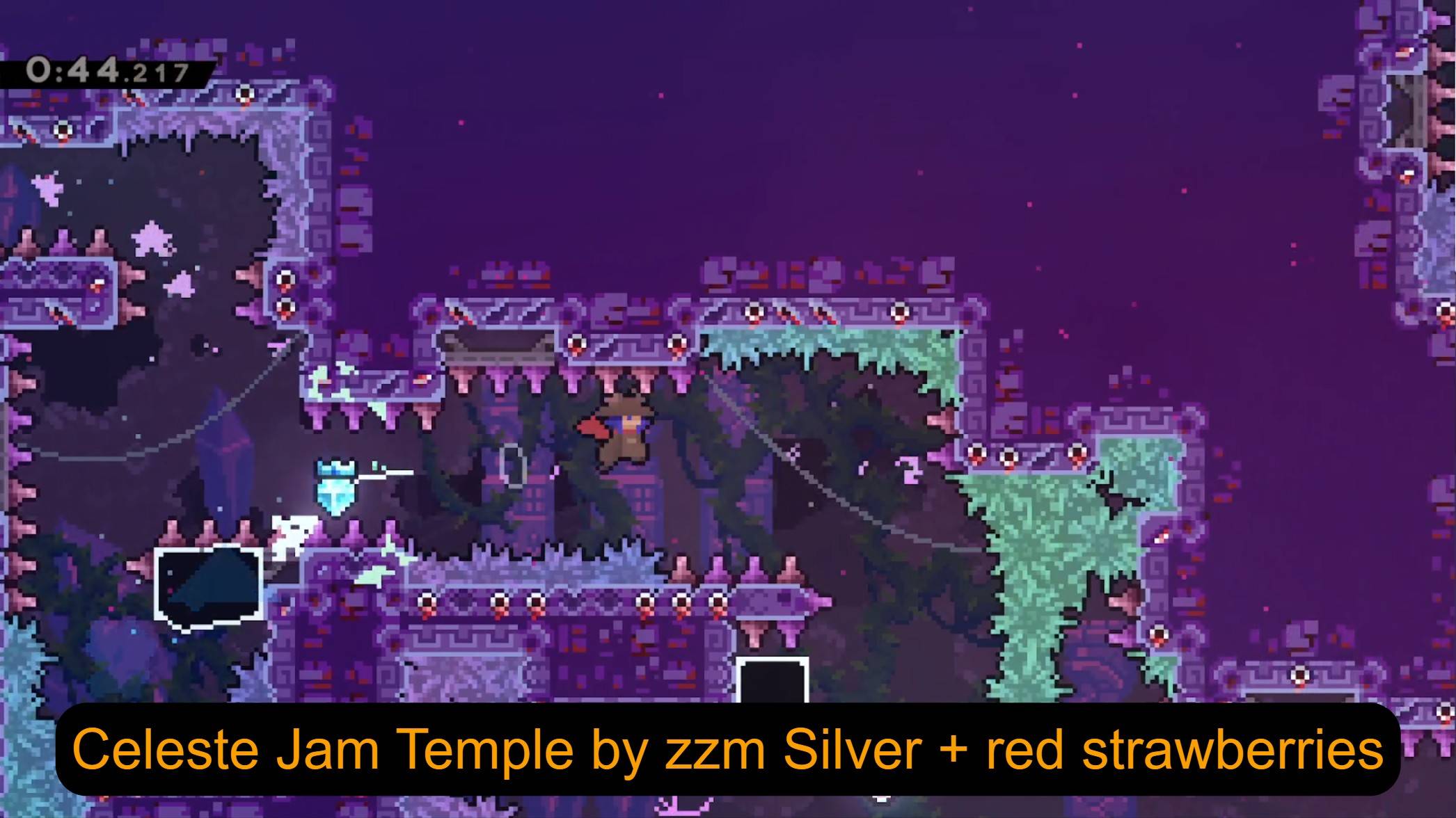 Celeste Jam Temple by zzm Silver + red strawberries