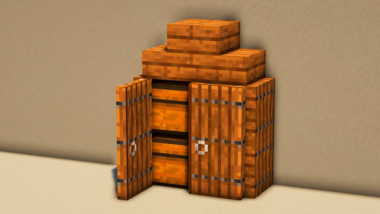 Самый простой гардероб в Майнкрафте