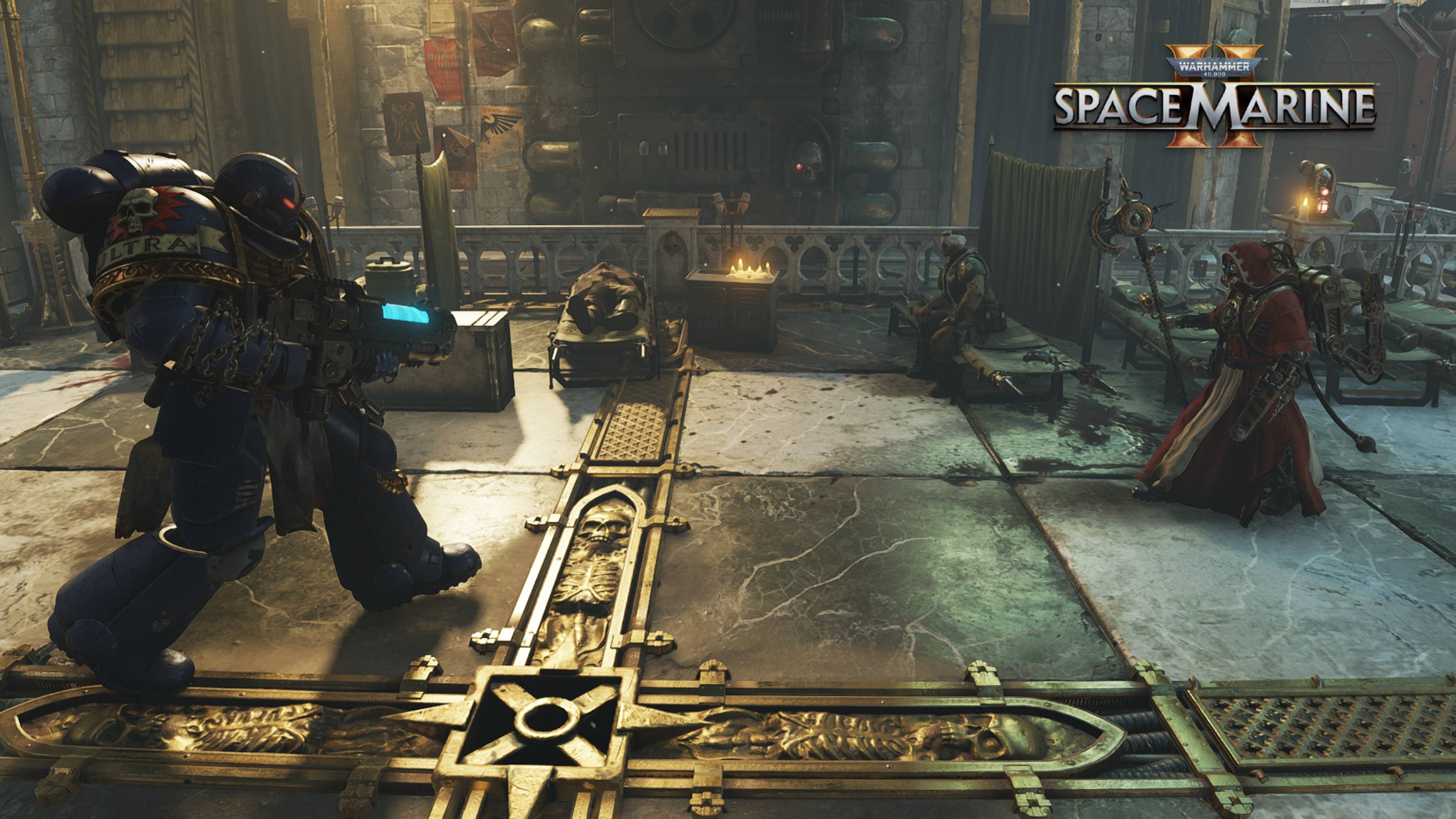 Warhammer 40,000: Space Marine 2. БОЕВАЯ БАРЖА "НЕСОКРУШИМЫЙ". МИССИЯ: ПЕСНЬ ПУСТОТЫ. АВАРАКС.