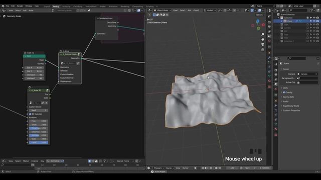 Dynamic Surface Sampling(Динамический отбор проб поверхности)66Geometry Nodes