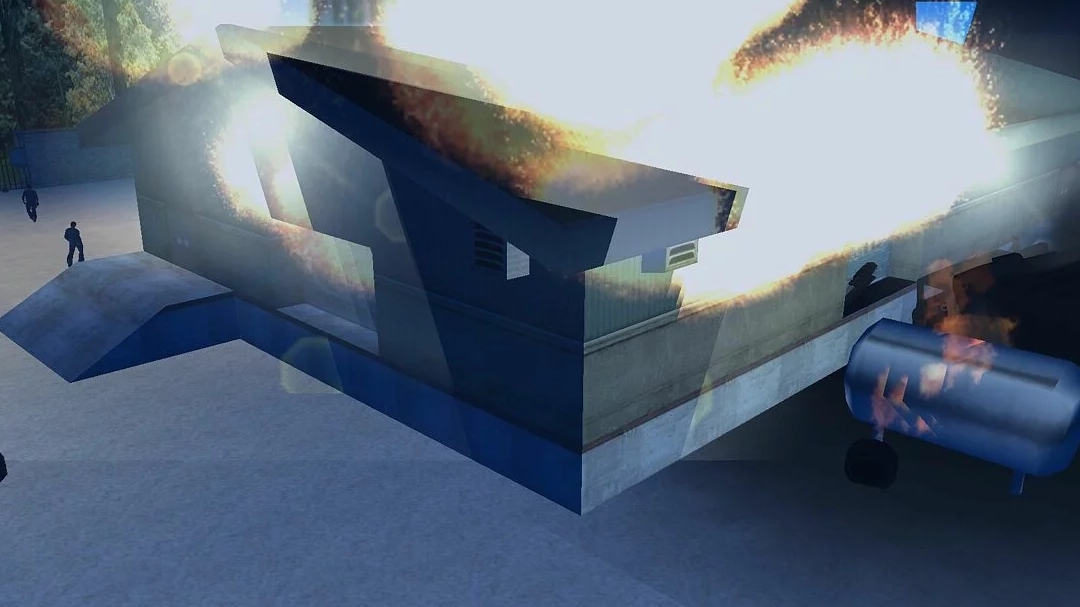 полное прохождение GTA 3 #5 взрыв завода