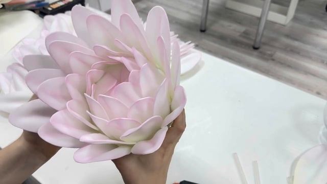 Мастер-класс светильник «ЛОТОС» из зефирного фоамирана. Создайте своими руками по урокам школы.