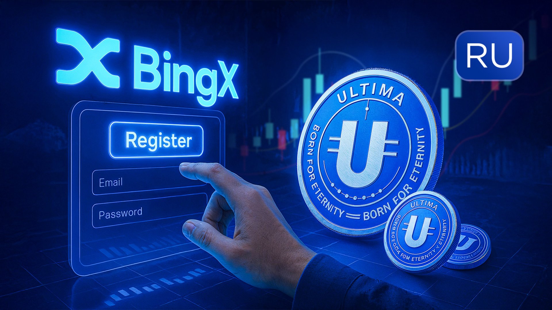 Как зарегистрироваться и пополнить аккаунт на бирже BingX