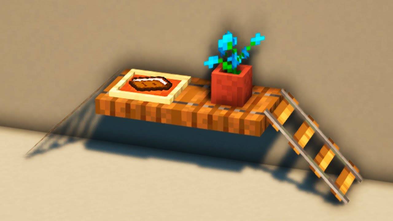 Декоративный стол в Майнкрафте