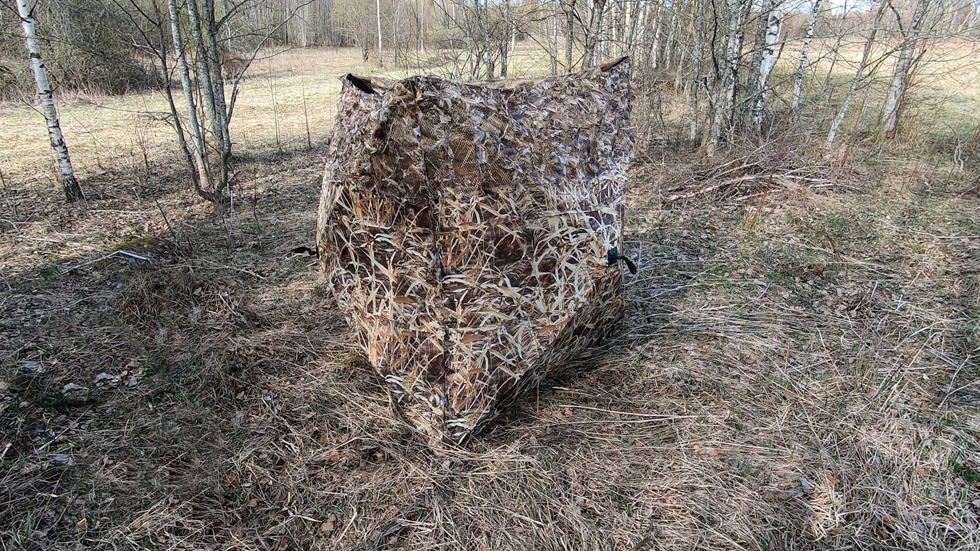 3D – скрадок для охоты на гуся | Детальный обзор