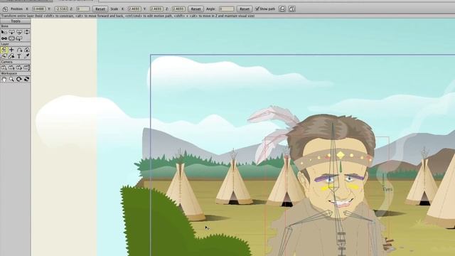 Как быстро настроить слои для параллакса в Moho - 1