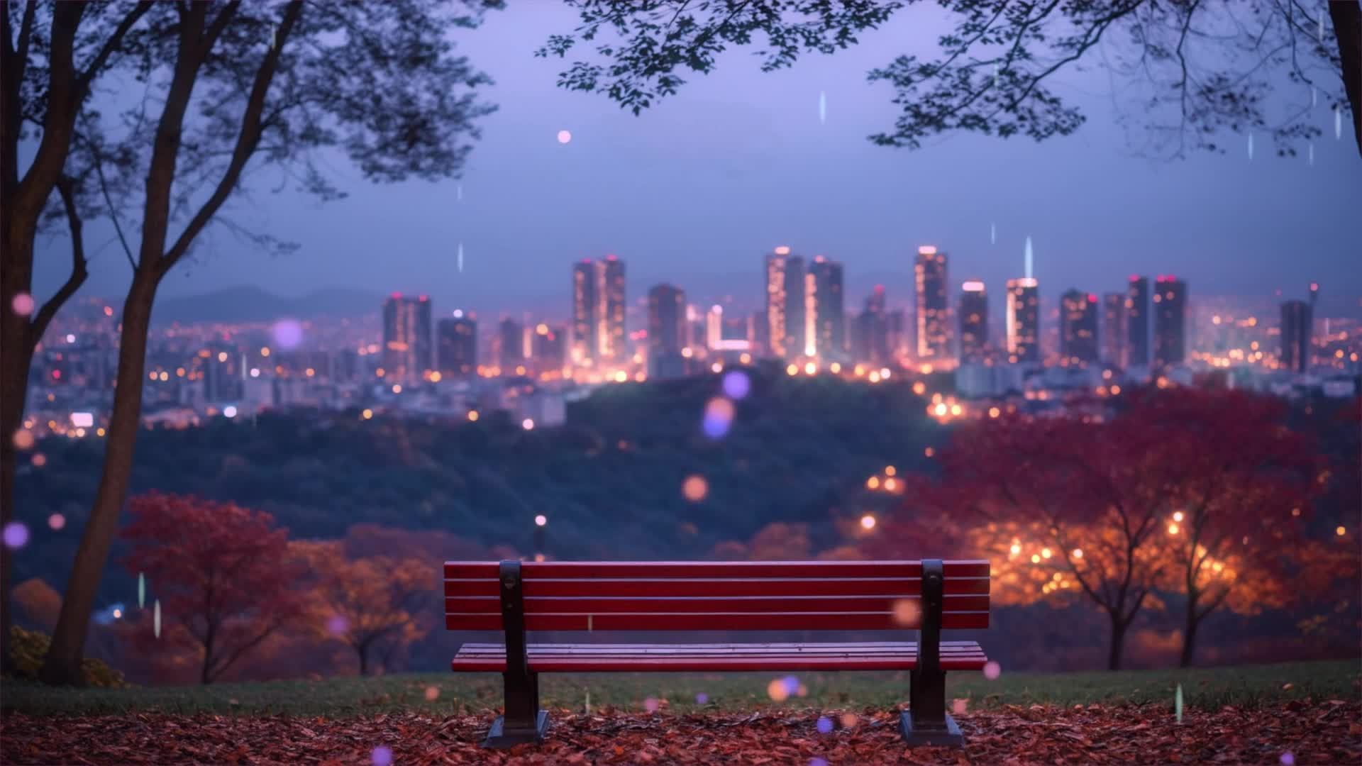 🍂 Уютный дождливый вечер 🌧️: Расслабьтесь и забудьте о своих заботах 🍁🌃