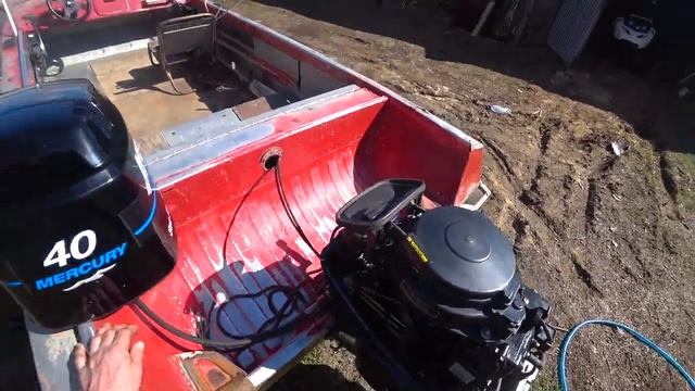 Наш лодочный мотор Mercury 40, небольшой обзор
