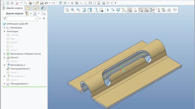 Создание шпингалета и кинематический анализ (Часть 1 цикла)
