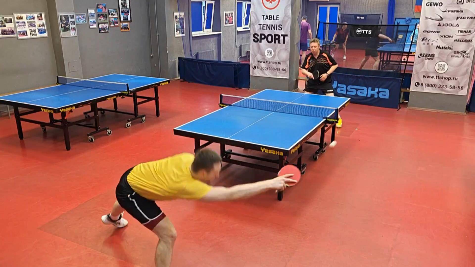 Жураковский А. (543) - Петров Н. (566) 04.06 ЧЕРРИ-турнир по настольному теннису