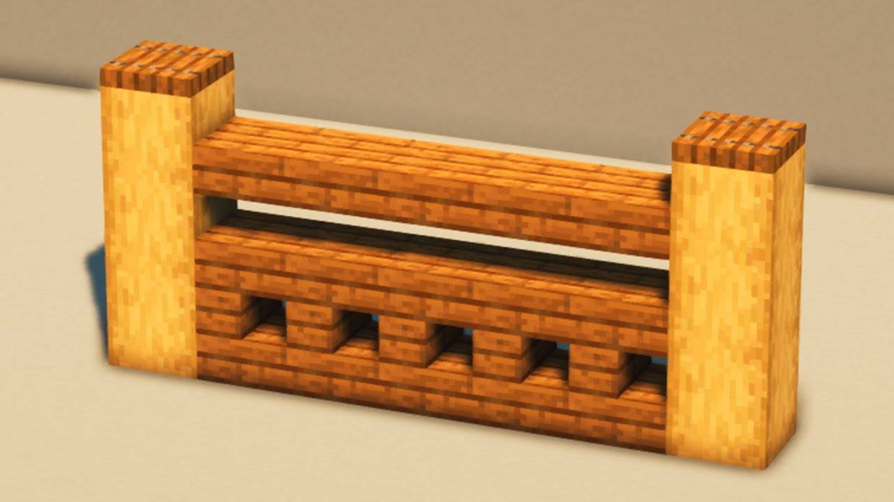 Большой Деревянный забор в Майнкрафте