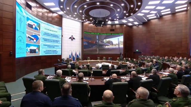 Заседание Коллегии Минобороны России под руководством Сергея Шойгу (20.04.2021)