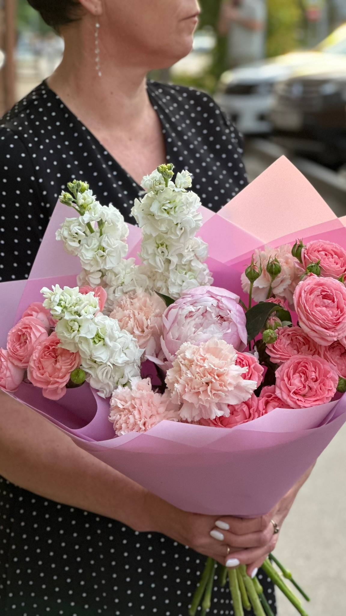 «Роскошный букет «Розовый вечер» - обзор »