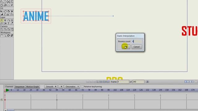 Как ускорить создание анимации с помощью интерполяции ключей (Interpolation) в Moho - 1