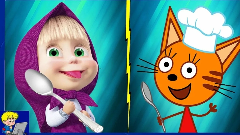 Маша и Медведь и Три Кота  ГОНКИ СОРЕВНОВАНИЯ НОВАЯ СЕРИЯ 2025