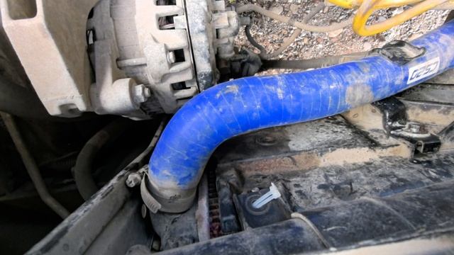 Внешняя очистка радиатора Датсун он до (лада гранта)