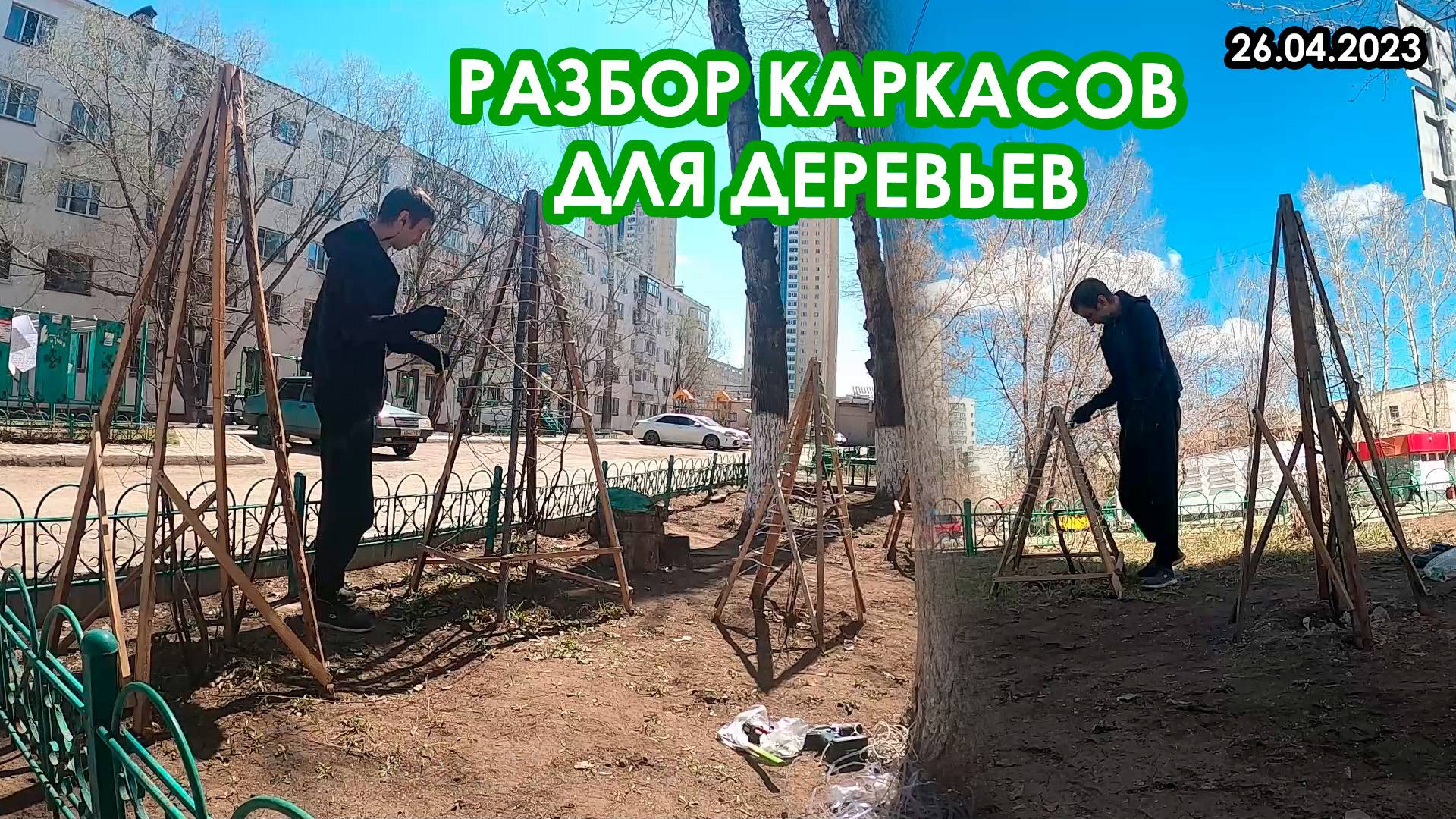 Разбор каркасов для деревьев