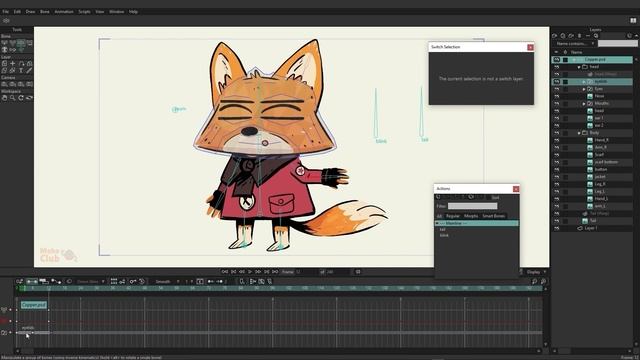 Бесплатный курс по Moho 14 - Урок 13 - Каналы таймлайна (Timeline channels)