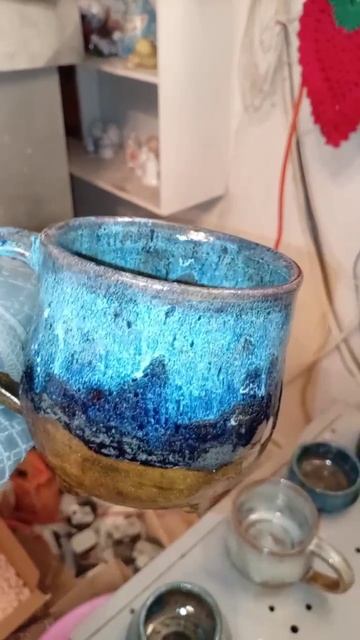 Кружка. Брауни Вайт, глазури Гаврилиных