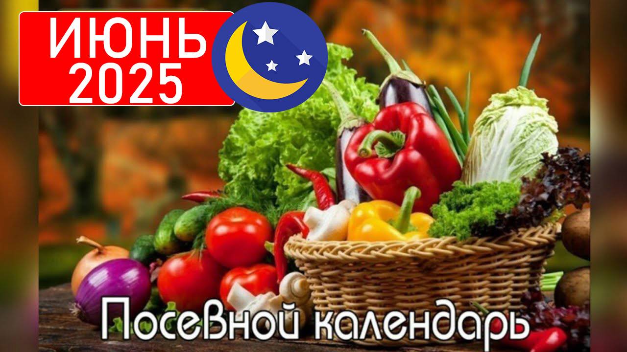 КАЛЕНДАРЬ САДОВОДА и ОГОРОДНИКА ИЮНЬ 2025. Что и когда посеять в ИЮНЕ по лунному календарю