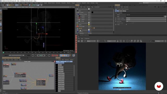 629-09 - Character Illumination (part 2) - Lighting Techniques with Cinema 4D