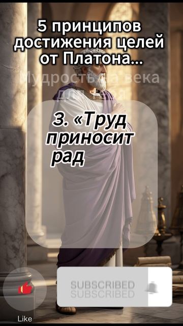 5 принципов достижения целей от Платона...