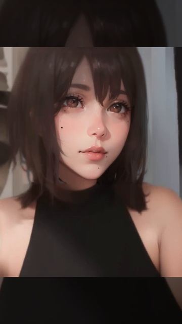 Девушка высовает язык и закатывает глаза. Покадровая анимация #анимегдеггдевушка  #anime