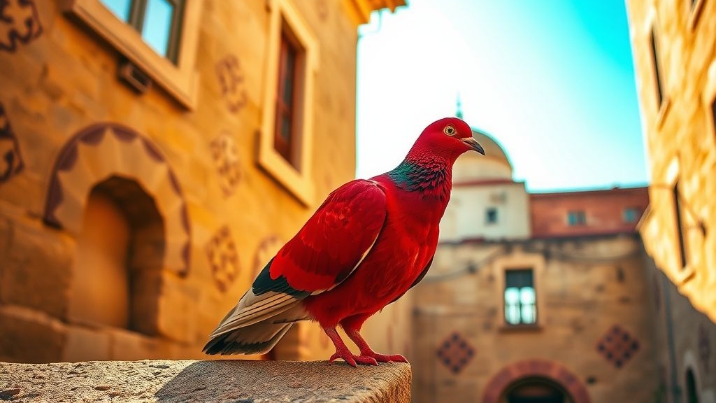 Голубь   Голуби   Турецкий голубь       Птицы     Голубей   Рыжий