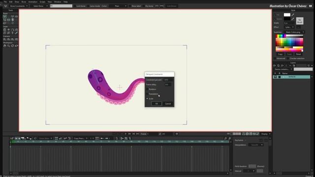 Как пользоваться отложенными констрейнтами (Delayed Constraints) в Moho 14 - 1