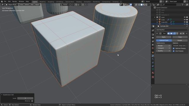 A_01 - After subdiv model collapses