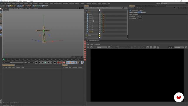 629-07 - Character Scene Preparation - Lighting Techniques with Cinema 4D