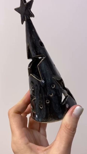 Аромолампа ёлочка. Глина Светлячок ч. 2