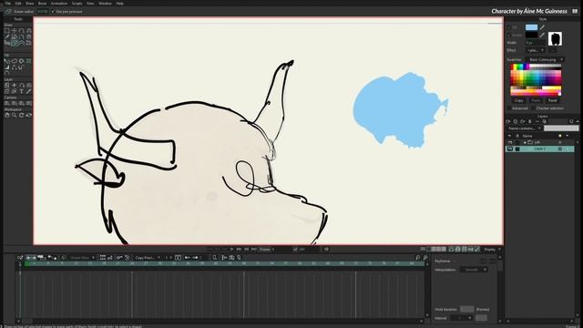 Как пользоваться инструментом Фрихенд (Freehand) в Moho 14 - 1