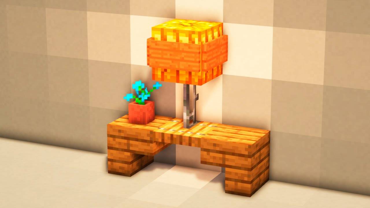 Декоративный стол в Майнкрафте