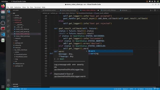 04. ROS2 Actions - Challenge