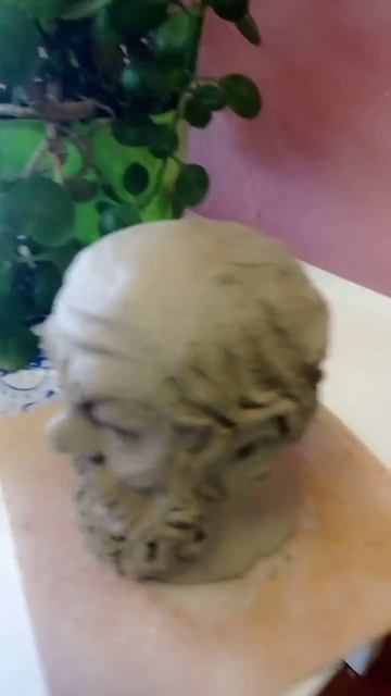 Голова. Глина Светлячок