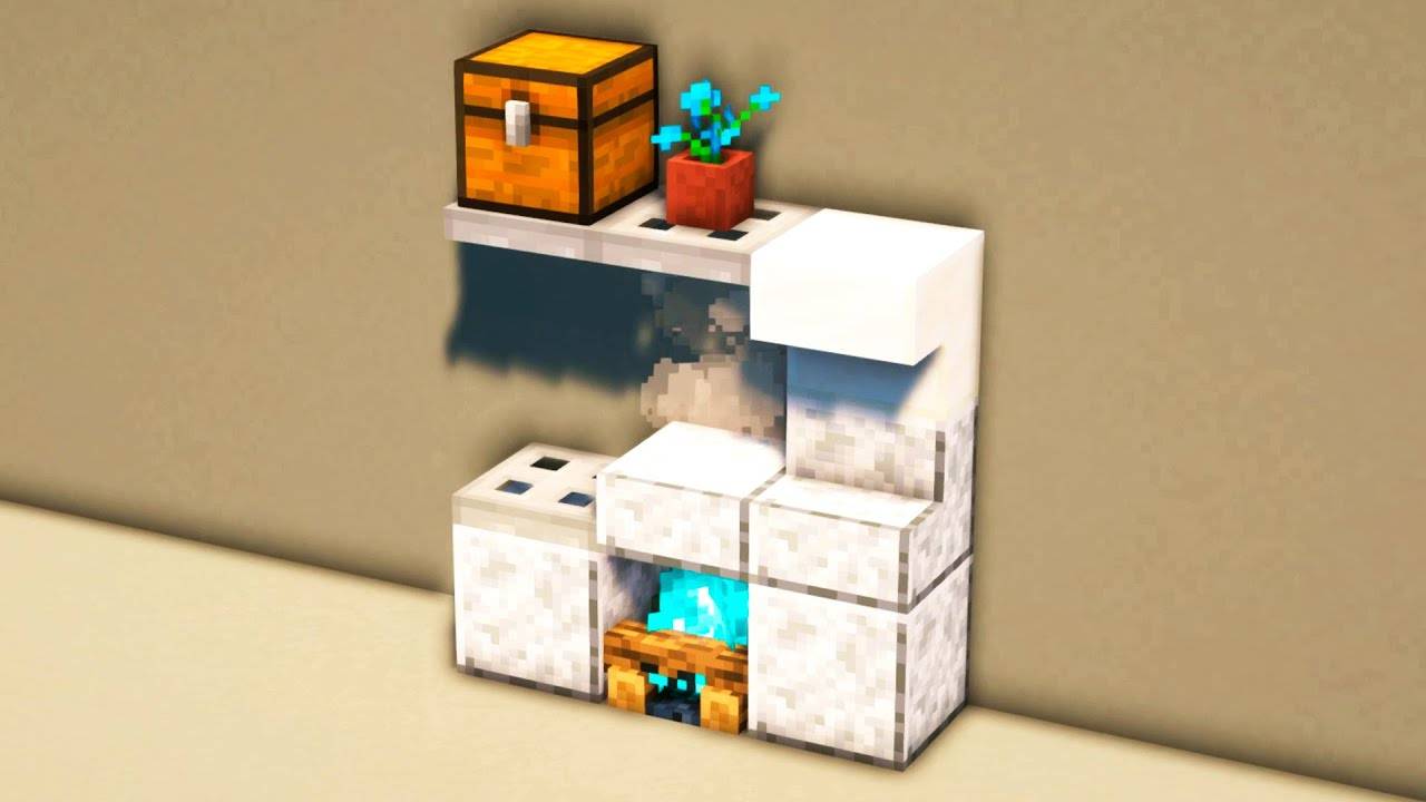 Рабочее место с Камином