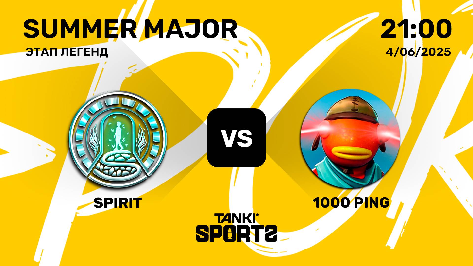 SPIRIT VS 1000 PING | SUMMER MAJOR 2025 | 04.06.2025