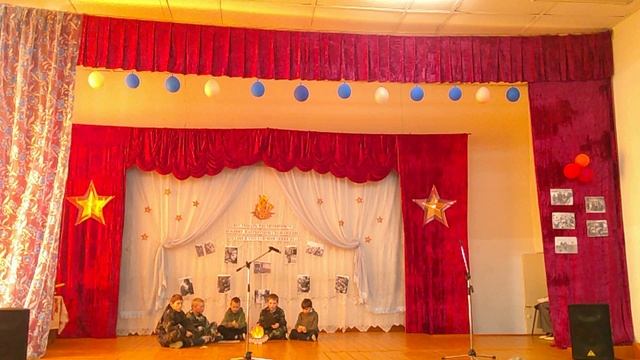 "В землянке."