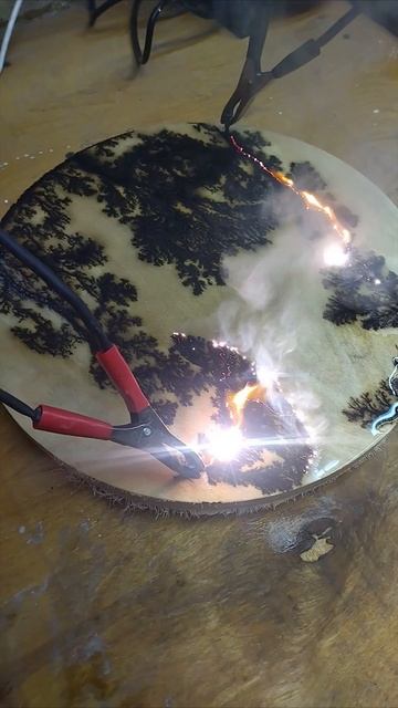 Линии Лихтенберга во всей красе...