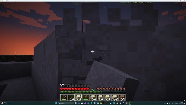 Minecraft 1.21.5 - Пробуем играть.