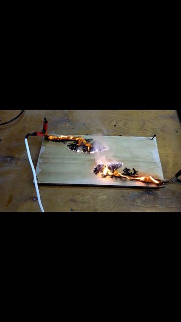 Линии Лихтенберга (Фрактальное выжигание)! Часть4