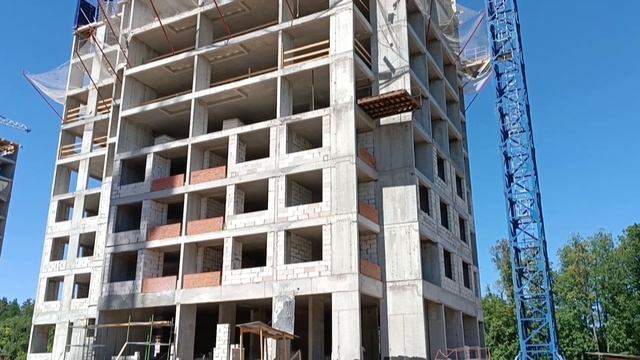 ЖК Лесная симфония — съёмка с воздуха май 2025