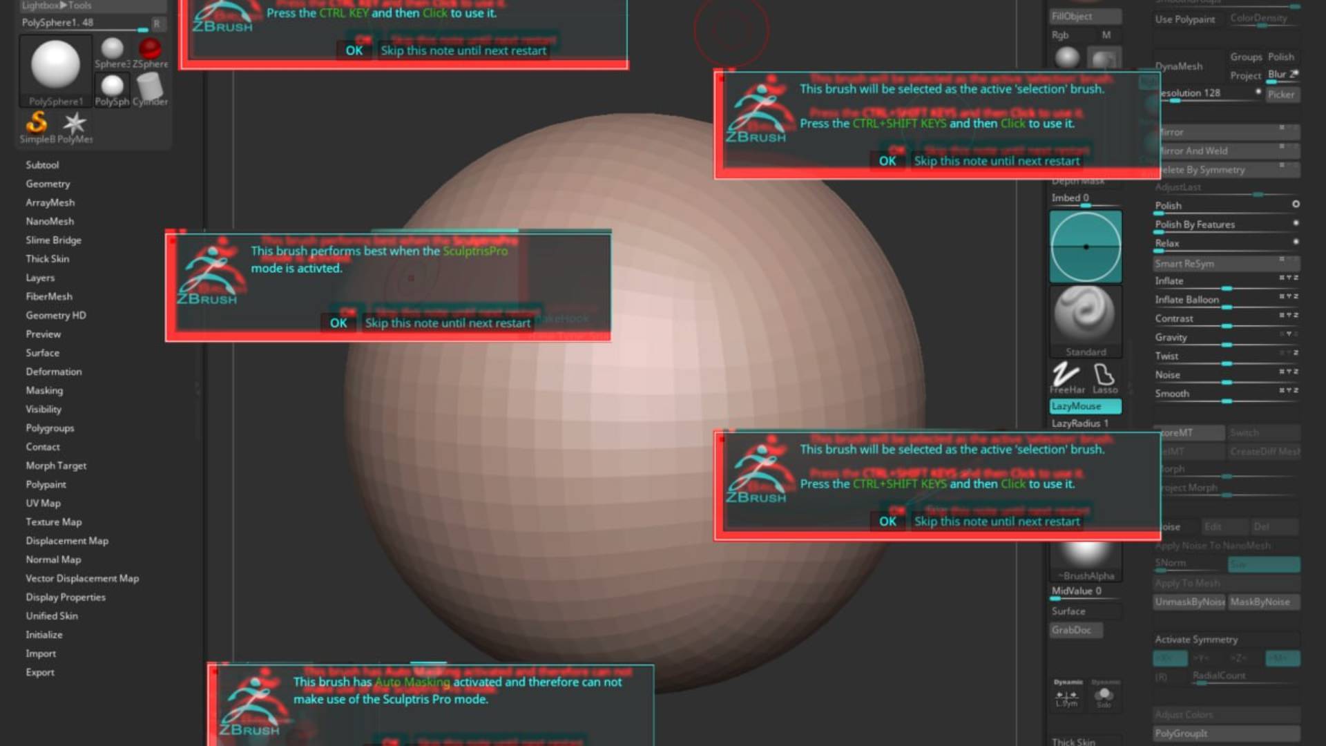 02. Убираем всплывающие окна