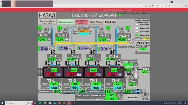 Автоматизация сушильной печки на S7 300 и Wincc flexible 2008