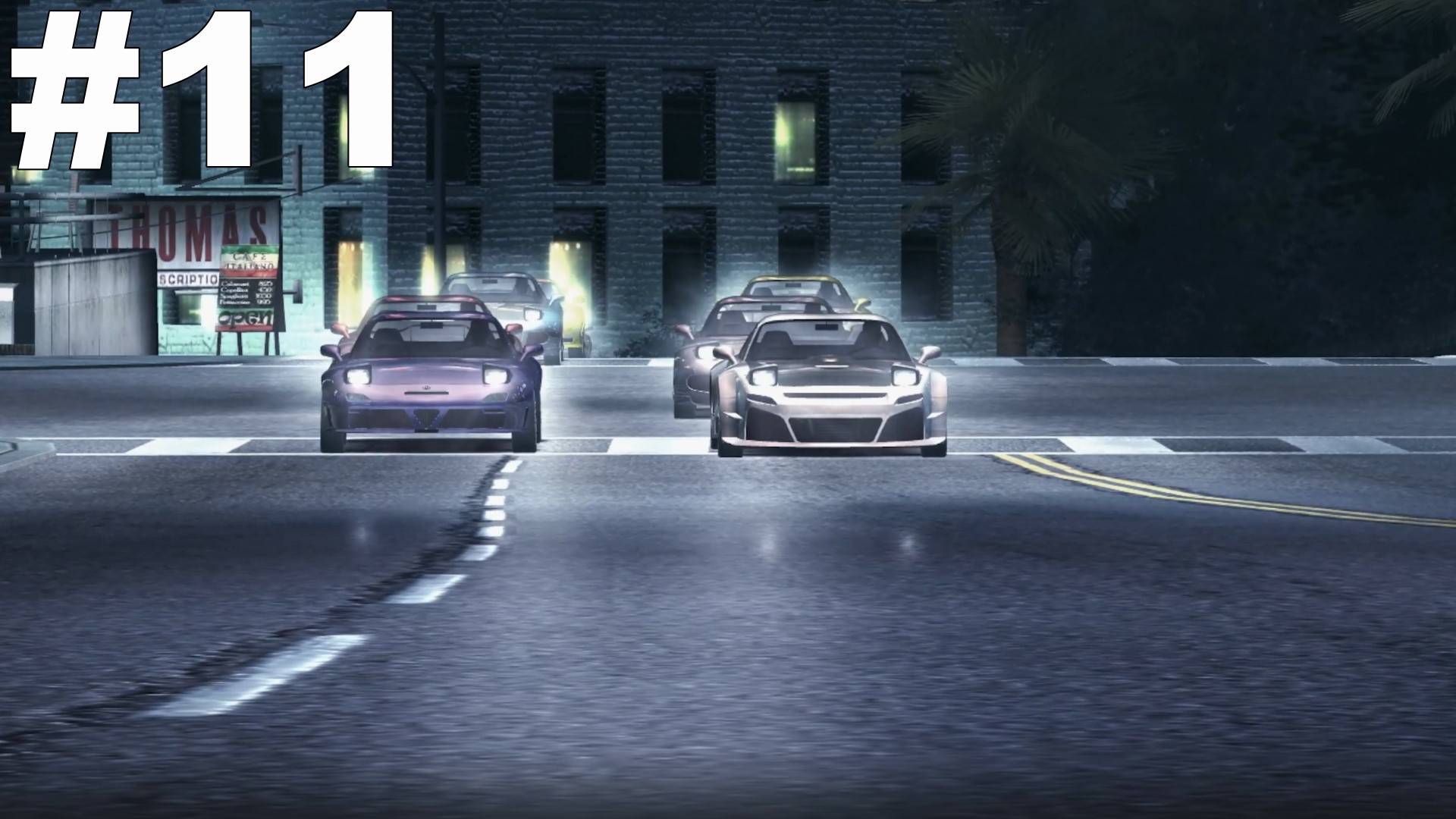 ▶Need for Speed: Carbon. Режим "Погоня". Битва команд. #11