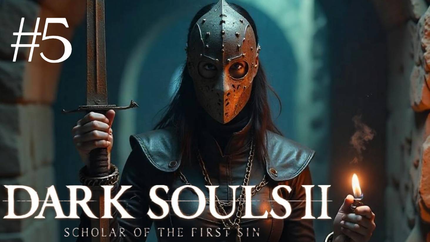 Dark Souls 2. Улучшенная графика. Прохождение Part #5. Забытая крепость. Грешница